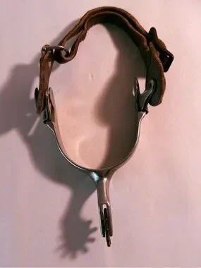 unbranded | Shoes | Mens Western Riding Spur In Brown Leather And ...